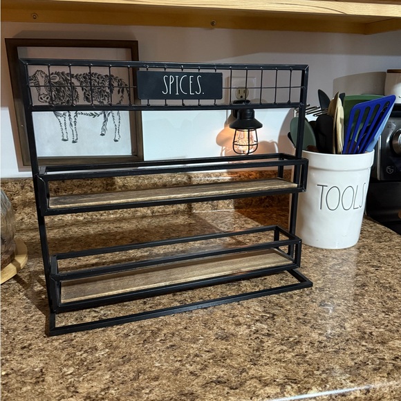 Rae Dunn | Kitchen | Rae Dunn Black Spice Rack | Poshmark
